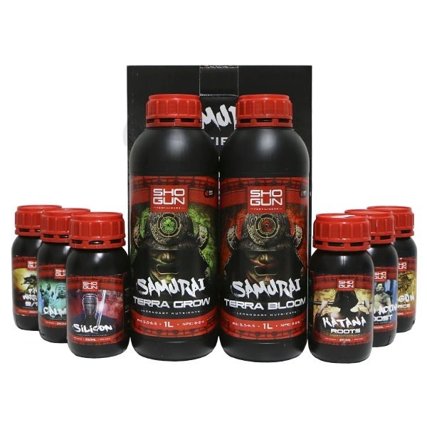SHOGUN Fertilisers Samurai Terra Multipack Starter Kit - zestaw nawozów ... SHOGUN Fertilisers Samurai Terra Multipack Starter Kit - zestaw nawozów ...
