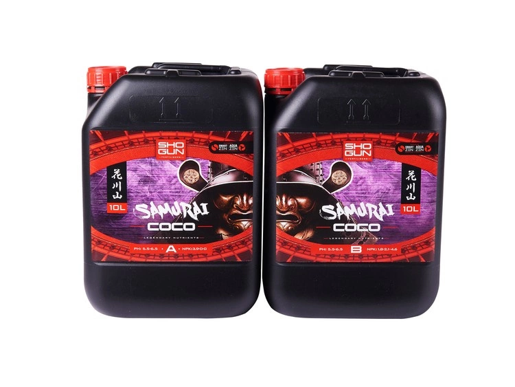 Nawóz Shogun Fertilisers Samurai Coco 2x10L (A&B) - odżywka bazowa do ... Nawóz Shogun Fertilisers Samurai Coco 2x10L (A&B) - odżywka bazowa do ...